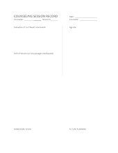 Counseling Session Notes Simple Version - Lowcountry Biblical ...